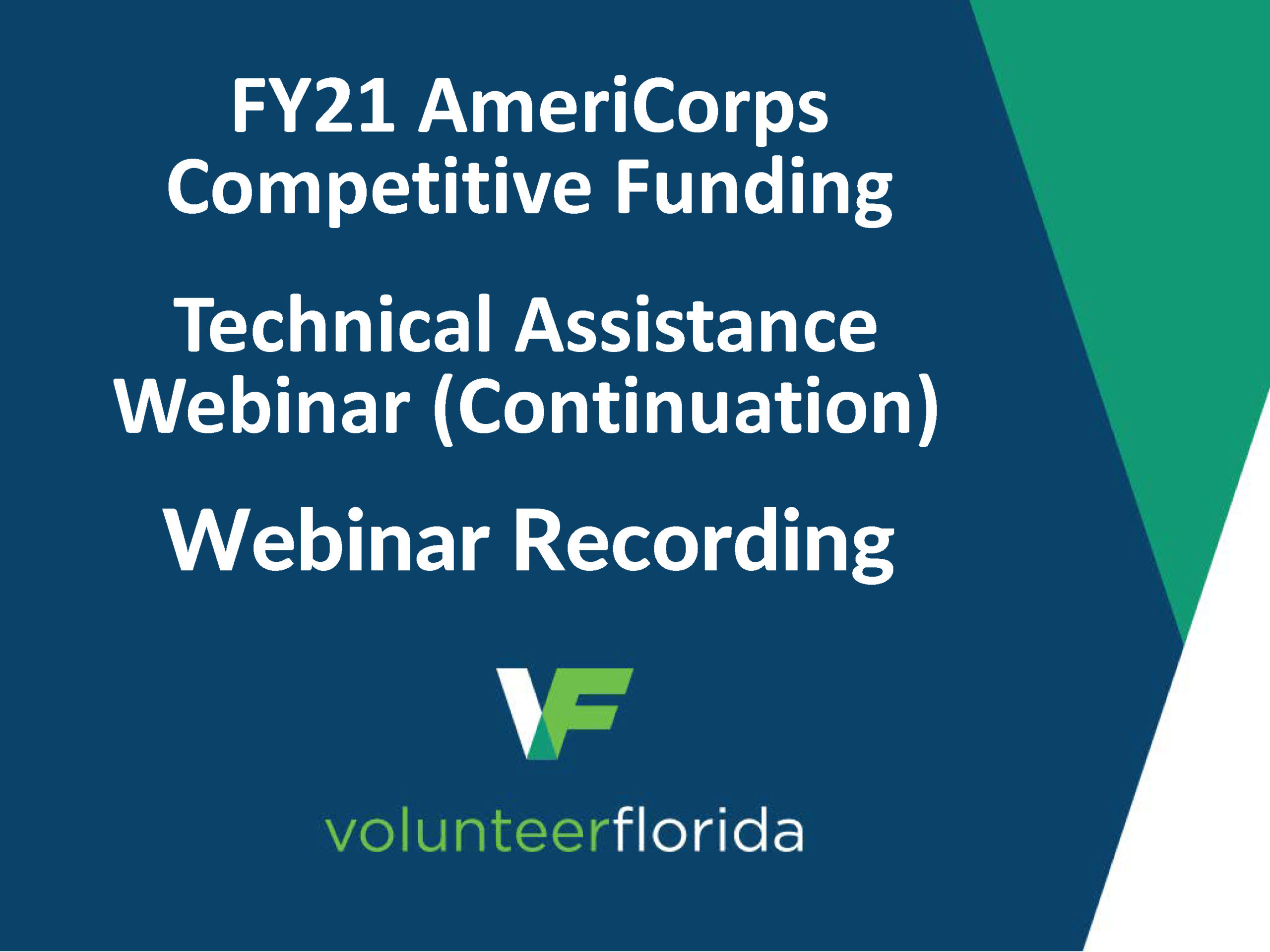 AmeriCorps Grant Opportunities – Volunteer Florida