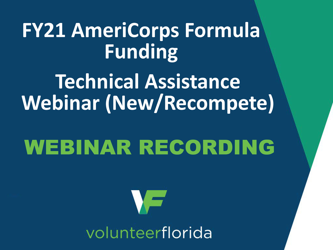AmeriCorps Grant Opportunities – Volunteer Florida